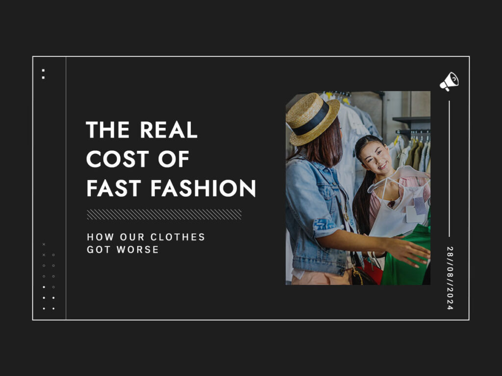 The Real Cost of Fast Fashion | Alson Kaw